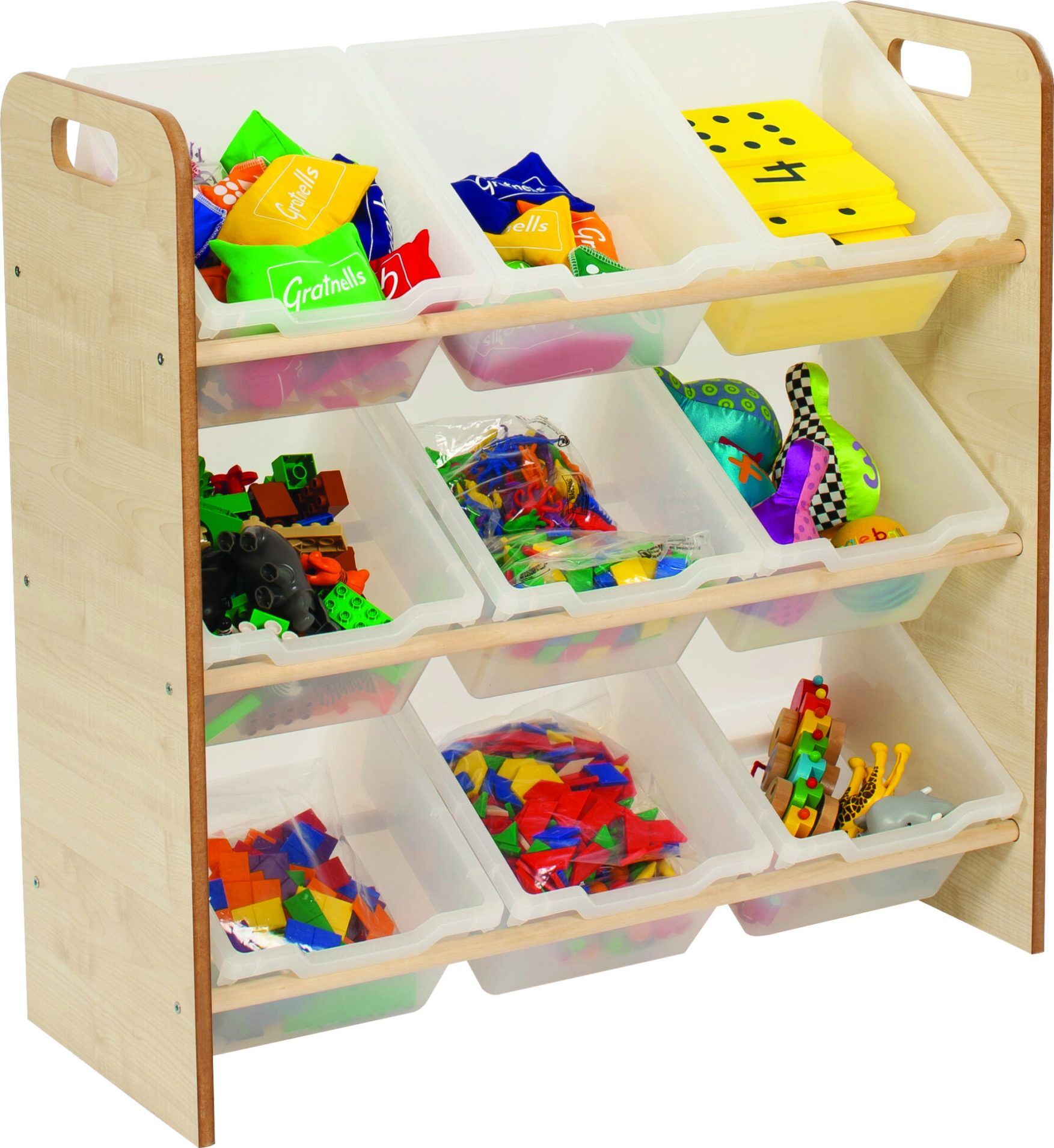 Single Sided Tidy with Clear J2 Trays - Twoey