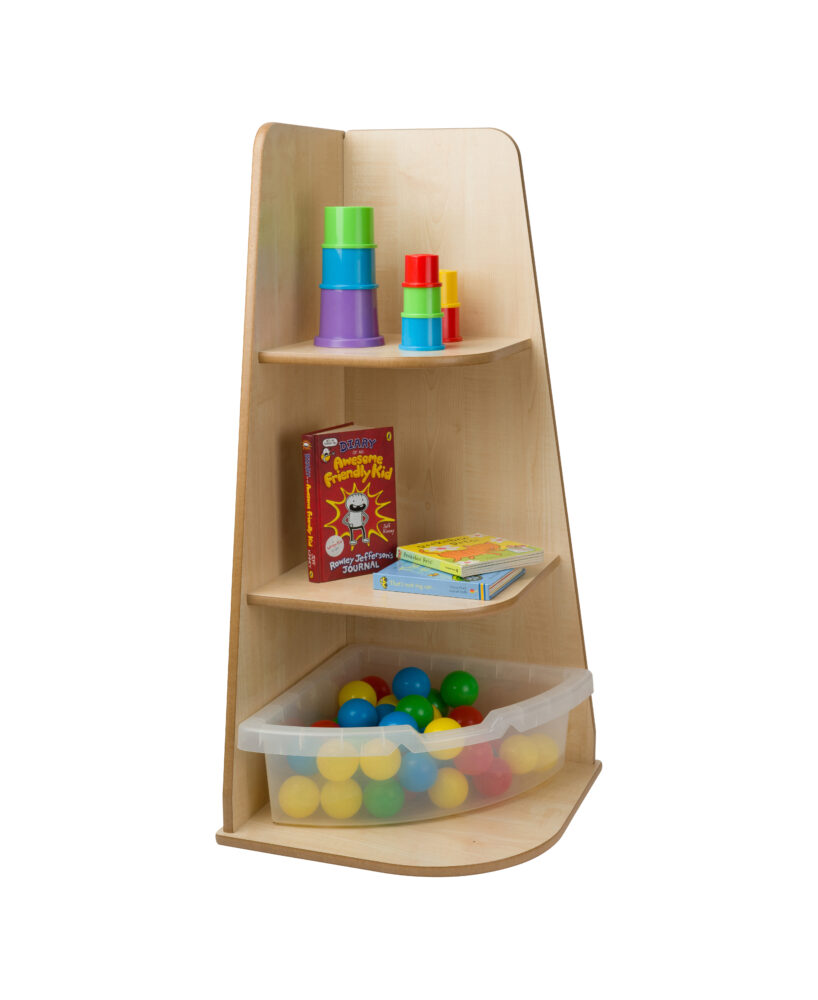 Free Standing Corner Shelf Unit - Twoey